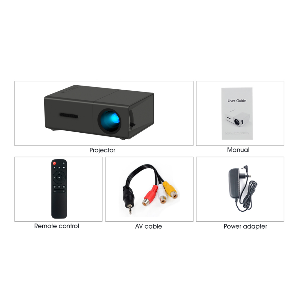 Byintek C400 Led Pocket Projector PC LCD